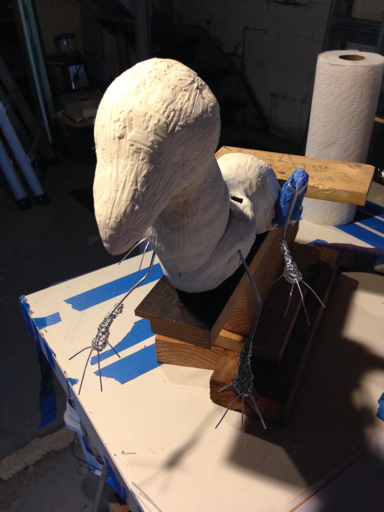 Clay Dragon Puppet Sculpture – M. R. KESSELL