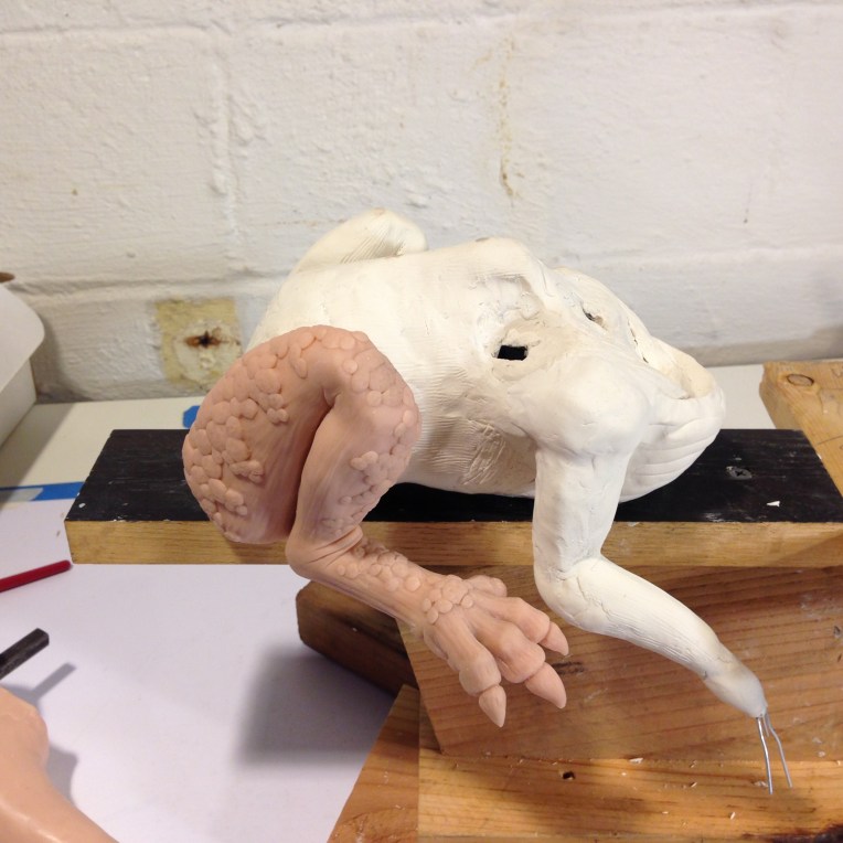 Clay Dragon Puppet Sculpture – M. R. KESSELL