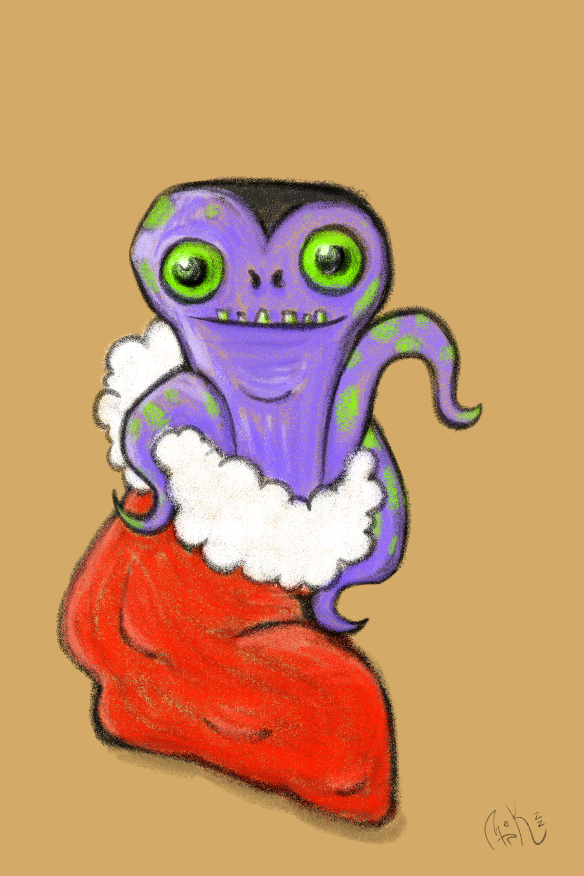 Holiday Monster Cards! – M. R. KESSELL