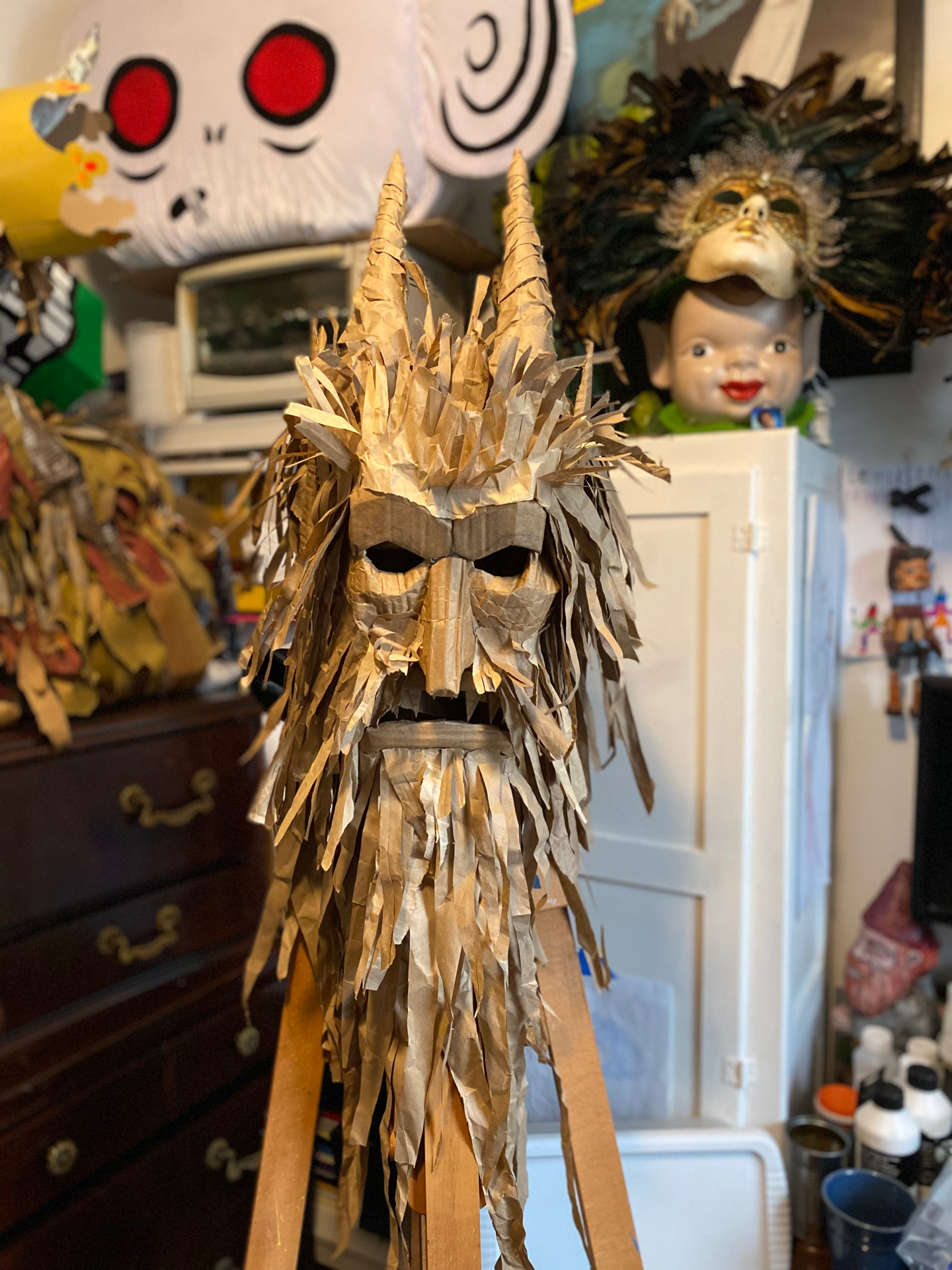 Make a Krampus Mask – M. R. KESSELL