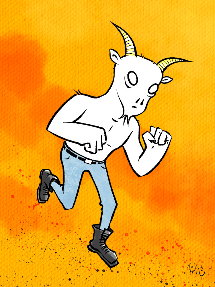 Goatman Character Concept – M. R. KESSELL